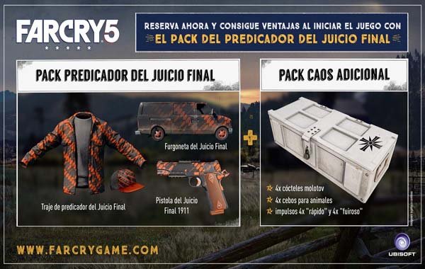 Conoce las extensas ediciones limitadas de Far Cry 5