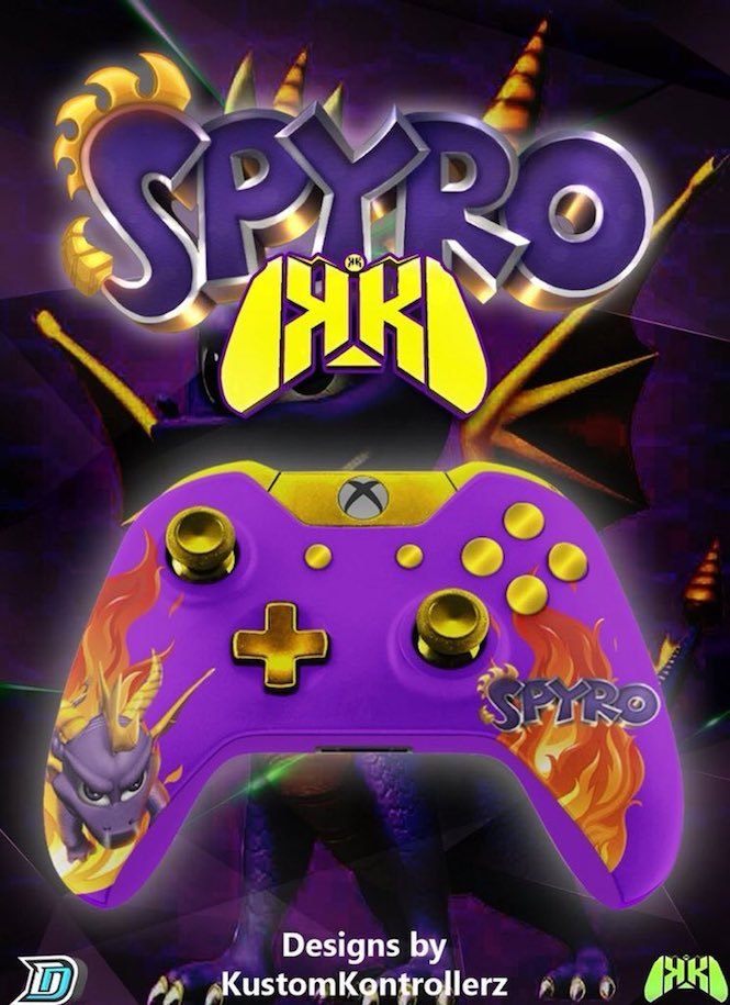 Saldrá una línea de controles inspirada en Spyro Reignited Trilogy
