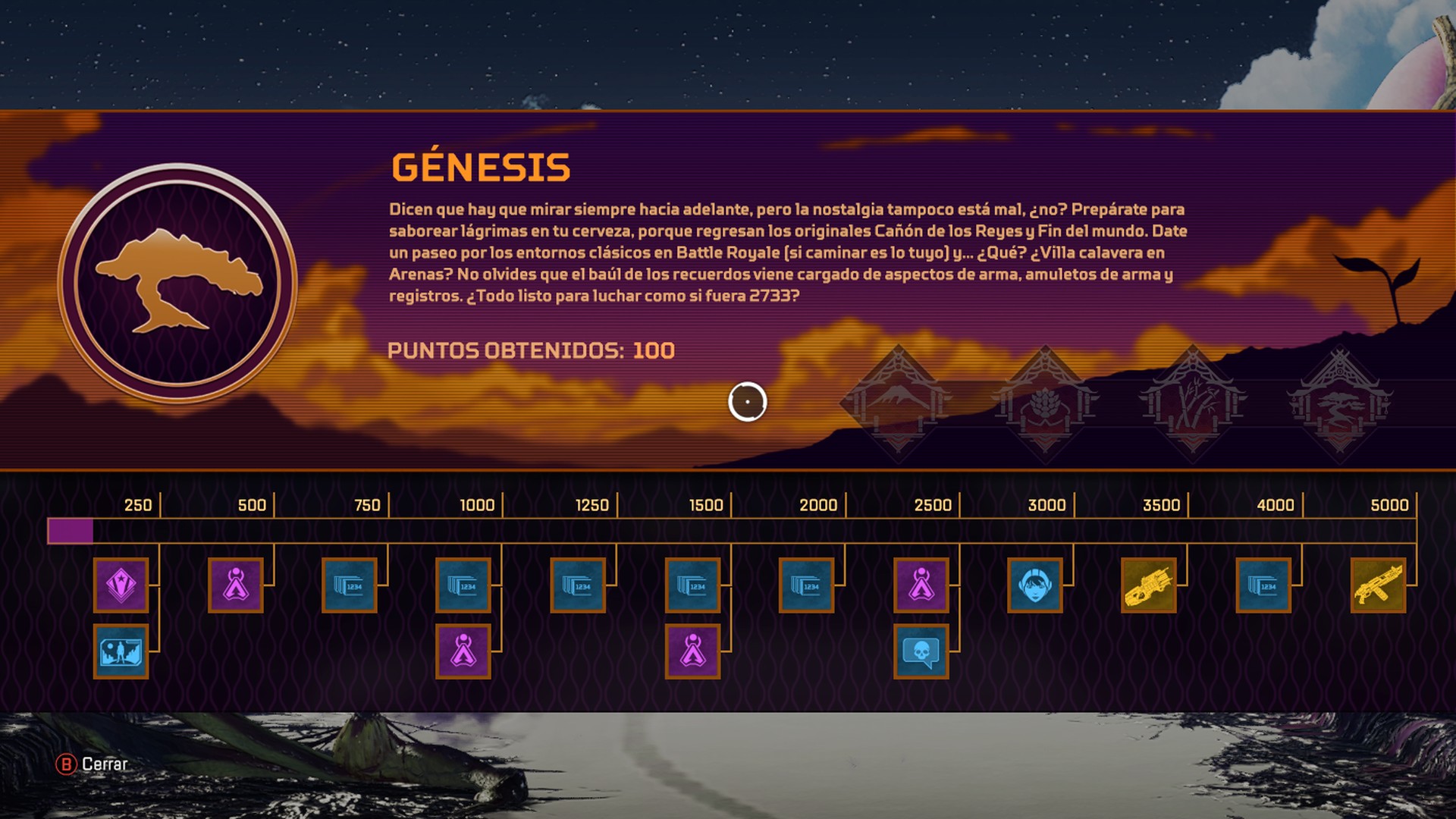 Apex Legends - Retos de la semana y recompensas del evento Génesis